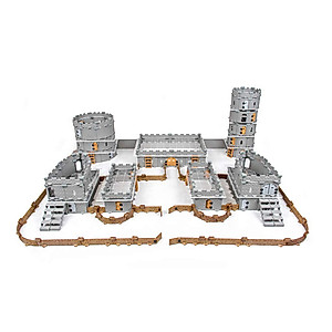 Regent Castle Set - Mini Dungeon Castle Terrain for RPGs, Dungeons & Dragons (DND), Pathfinder, War Gaming, and More! by DCD (316+pcs, 14sqft, 48areas)
