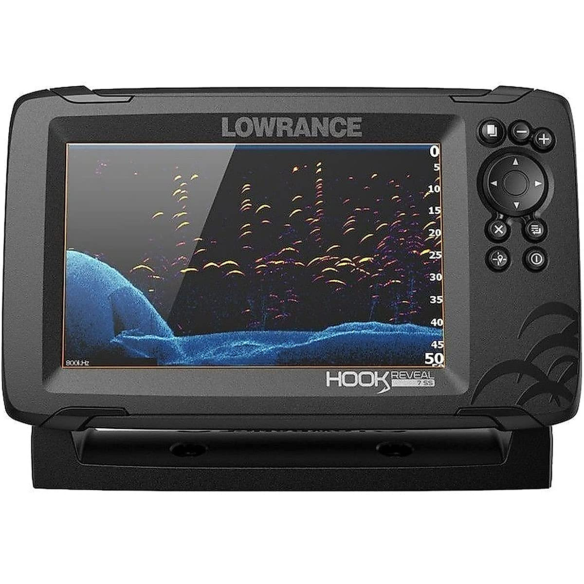 Lowrance HOOK Reveal 7 SplitShot - 7-inch Fish Finder with SplitShot Transducer, Preloaded C-MAP US Inland Mapping (Renewed)
