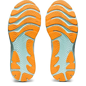 ASICS Women's Gel-Cumulus 24 Running Shoes, 8.5, White/Orange POP