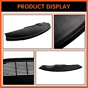 ECOTRIC Dash Cover Cap Compatible with 1997-2002 Camaro/Pontiac Firebird Dashboard Cover Bezel Overlay Black