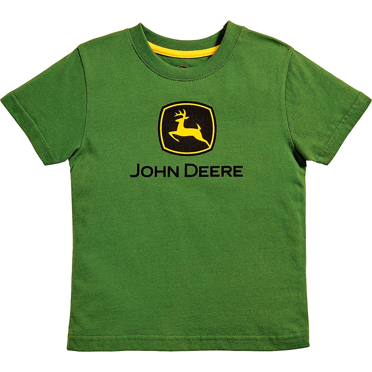 John Deere Little Kids Boys Trademark Short Sleeve Tee, Green, 5