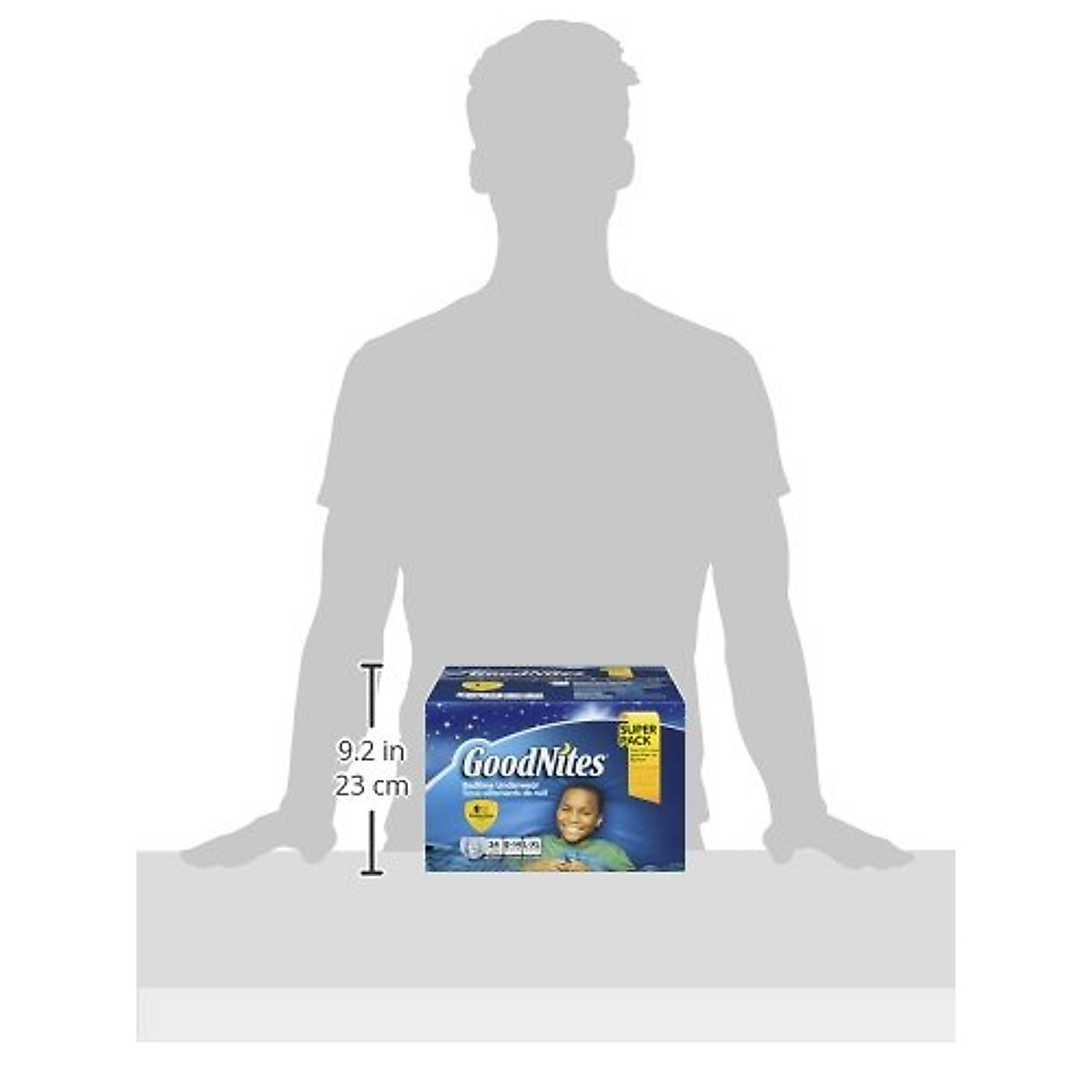 GoodNites,Boys Bedwetting Underwear, L/XL, 34 ct