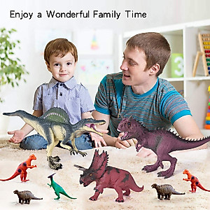 COGO MAN Jurassic Carnotaurus Dinosaur Figure, Realistic Kids Toy, Simulation Action Model, Children's Gift