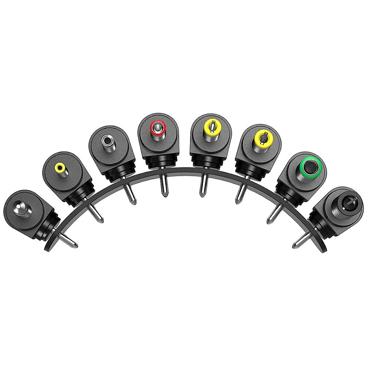 SoulBay Universal Power Supply AC to DC 3V 4.5V 5V 6V 7.5V 9V 12V Multi Voltage Power Adapter with 8 Plugs for Center Negative(-) Tip Negative Effects Pedals Keyboards Instrument - 2A Max