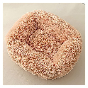 YXXJJ Pet pad Plush Dog Bed Cushion Large Dog Bed House pet Square Cushion Bed pet Kennel Super Soft and Fluffy Comfortable cat and Dog House Soft and Warm, Comfortable to Touch, Easy to Carry