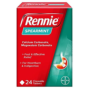 Rennie Spearmint 24 Tablets