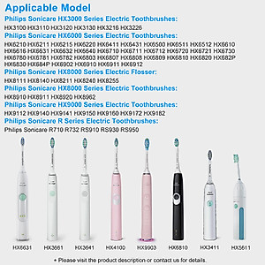 Charger Base for Philips Sonicare ProtectiveClean 5300, Charger Base for Philips Sonicare Electric Toothbrush 5100 4100 1100 2100 3100 6500 7500 HX6100/ HX6000/ HX8000/ HX9000 Waterproof Power Cord