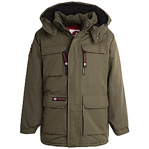 CANADA WEATHER GEAR Boys Winter Coat - Heavyweight Parka Ski Jacket (8-20)