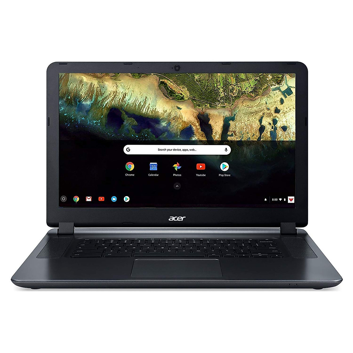 Acer Chromebook 15, Intel Atom X5-E8000 Quad-Core Processor, 15.6" HD, 4GB LPDDR3, 16GB eMMC, CB3-532-108H (Renewed)