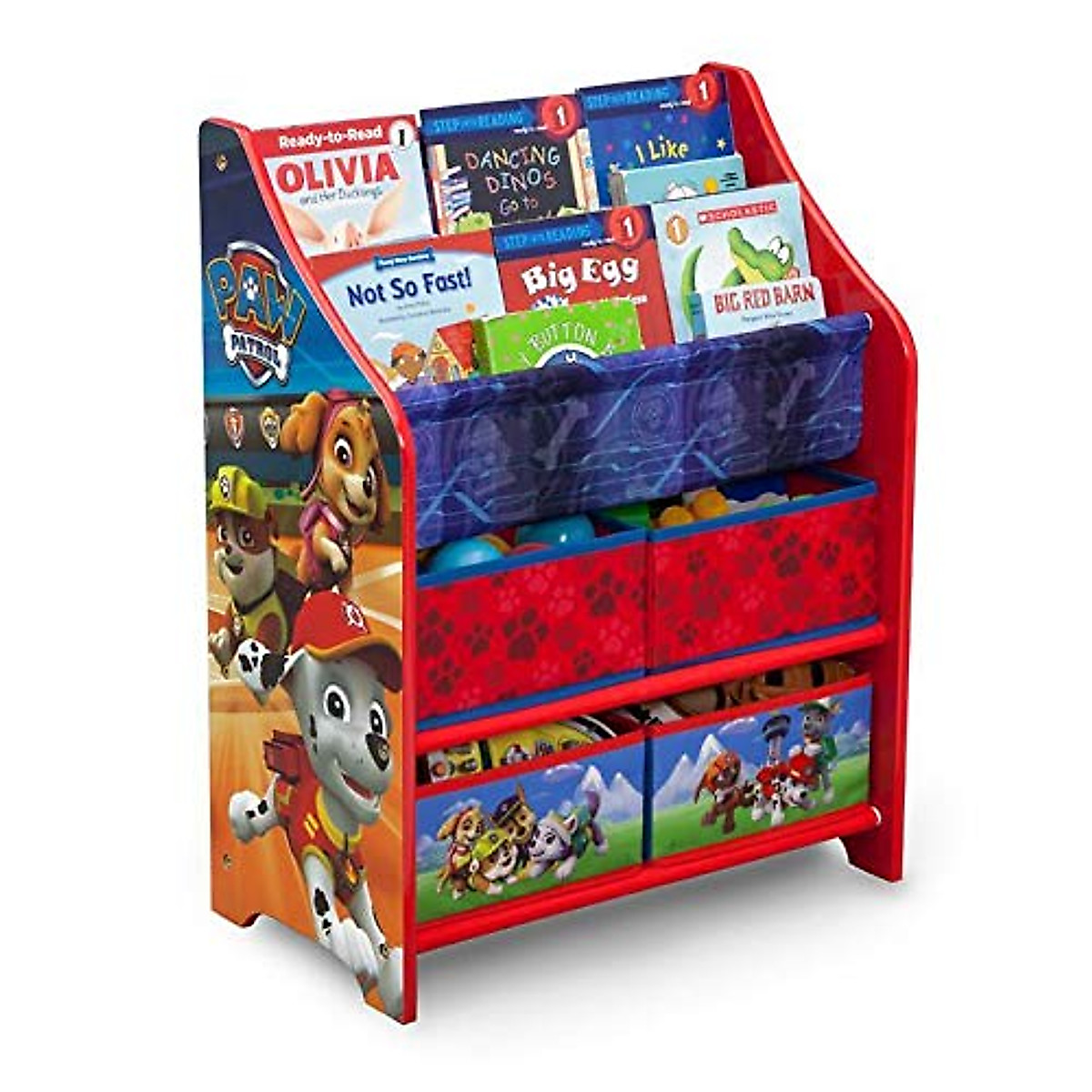 Delta Children Nick Jr. PAW Patrol Book and Toy Organizer