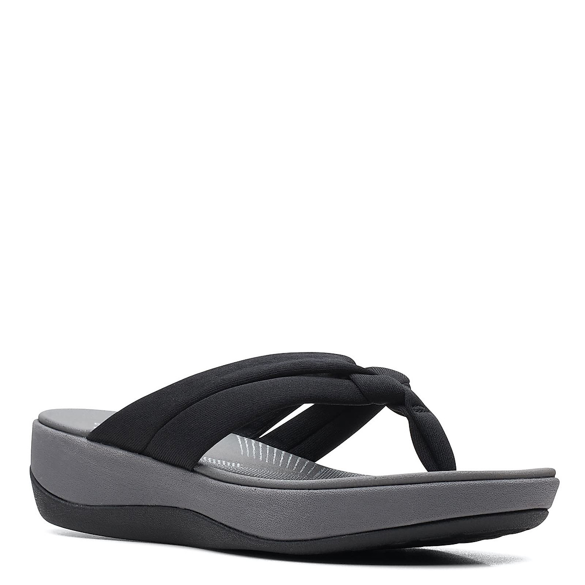 Clarks Women's Arla Kaylie Flip-Flop, Black, 5