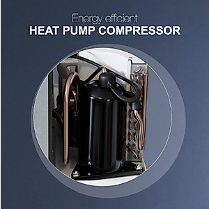 Cooper&Hunter 15,000 BTU PTAC Packaged Terminal Air Conditioner with Heat Pump and 3.5 kW Electric Heater Including Wireless Smart Kit, Remote Controller, and a Power Cord