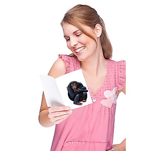 Better Office Products 100-Pack All Occasion Greeting Cards, Assorted Blank Note Cards, 4 x 6 inch, 10 Cute & Fun Wild Animal Designs, Blank Inside, with Envelopes, 100 Pack