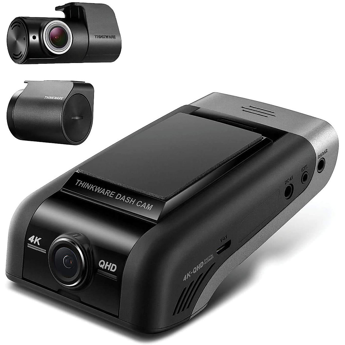 THINKWARE U1000 Flagship Dual Channel Dash Cam with Radar Module Accessory 4K UHD Front 2K QHD Rear, Wi-Fi GPS Super Night Vision Cloud Hotspot Parking Mode