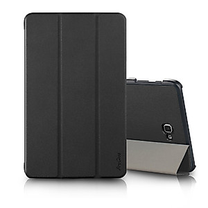 ProCase Slim Case for Galaxy Tab A 10.1 2016 SM-T580 T585 T587, Smart Cover Stand Folio Case for Galaxy Tab A 10.1 Inch Tablet -Black