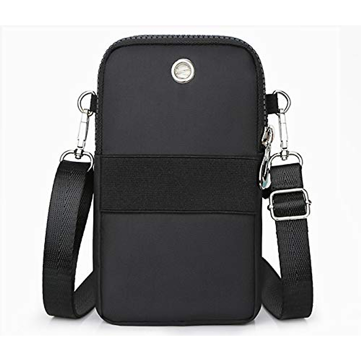 eBuymore TM Crossbody Phone Purse Mulit Pocket Cell Shoulder Strap Wallet Case for Moto One 5G G Power G8 Plus G7 G9 Play E7 TCL 20L 10L 10 SE 20 Pro BLU G90 UMIDIGI A9 (Black)