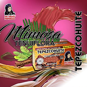 Del Indio Papago Neutral Bar soap with Tepezcohuite 125gr - For All Skin Types - Regenerative and Antioxidant Properties