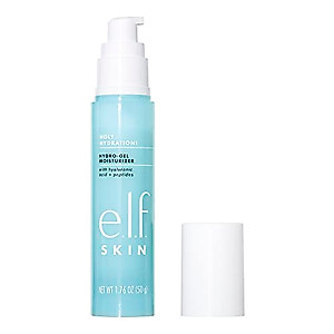 e.l.f. Holy Hydration! Hydro-Gel Moisturizer, Hydrates & Moisturizes Skin for a Plumped Up Complexion, Lightweight & Quick-Absorbing, White, 1.76 Oz