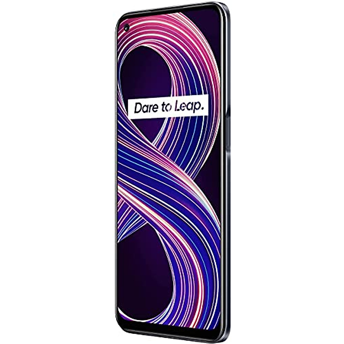 realme 8 5G + 4G Volte GSM Unlocked Global USA Latin Europe Octa Core 48MP Triple Camera (NOT Verizon/Boost/CDMA) (Black Supersonic, 128GB+4GB)