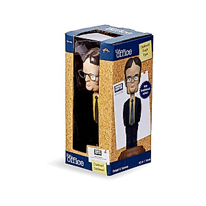 The Office: Dwight Schrute Bobblehead - Dunder Mifflin Bobble Head Figure - Funny Merch & Memorabilia - Novelty Car Dashboard Statue - TV Show Collectible Figures - Stunned Mind