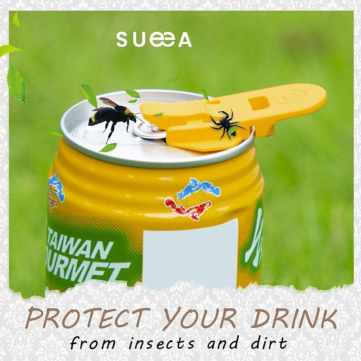 Sueea Easy Can Opener 3Pcs/6Pcs/12Pcs/Pack, Manual Easy Can Opener, Multiple Colors Plastic Tab Opener For Pop, Coke, Beer, Soda Drink Aluminum Beverage Can Top Ring Opener Tool (6pc-Color Random)