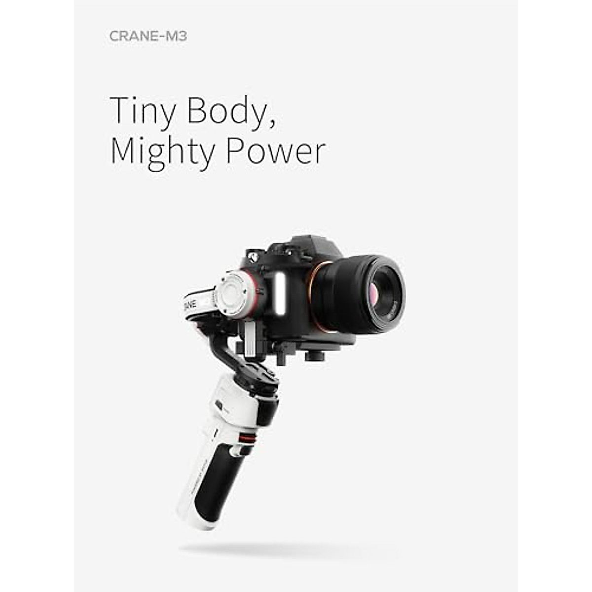 Zhiyun Crane M3 Handheld 3-Axis Camera Gimbal Stabilizer, Gimbal Stabilizer for Mirrorless Camera, Gopro, Action Camera, Smartphone