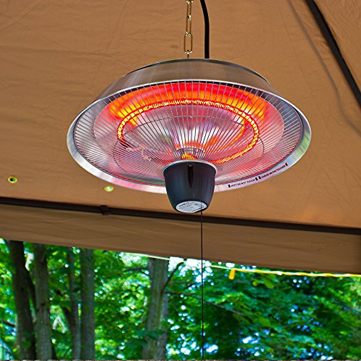 EnerG+ Infrared Electric Outdoor Heater - Hanging, white