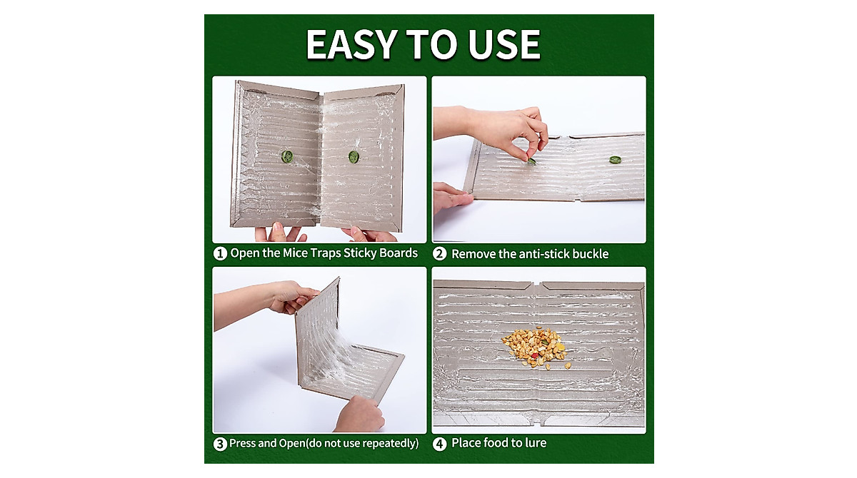 14 Pack Mouse Traps - Effective Indoor & Outdoor Solution