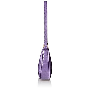The Drop Women's Melanie Small Shoulder Bag, Dark Purple, One Size