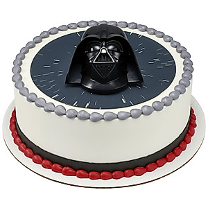 DecoSet® STAR WARS™ Darth Vader™ Cake Topper, 1-Piece, Use with Cake Decorations to Create Galactic Cakes, Black