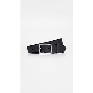 rag & bone Women's Boyfriend Belt, Black, S