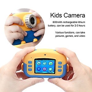 Honio Mini Camera, Kids Camera Mini Portable USB Charging for Travel for Outdoors for Gifts