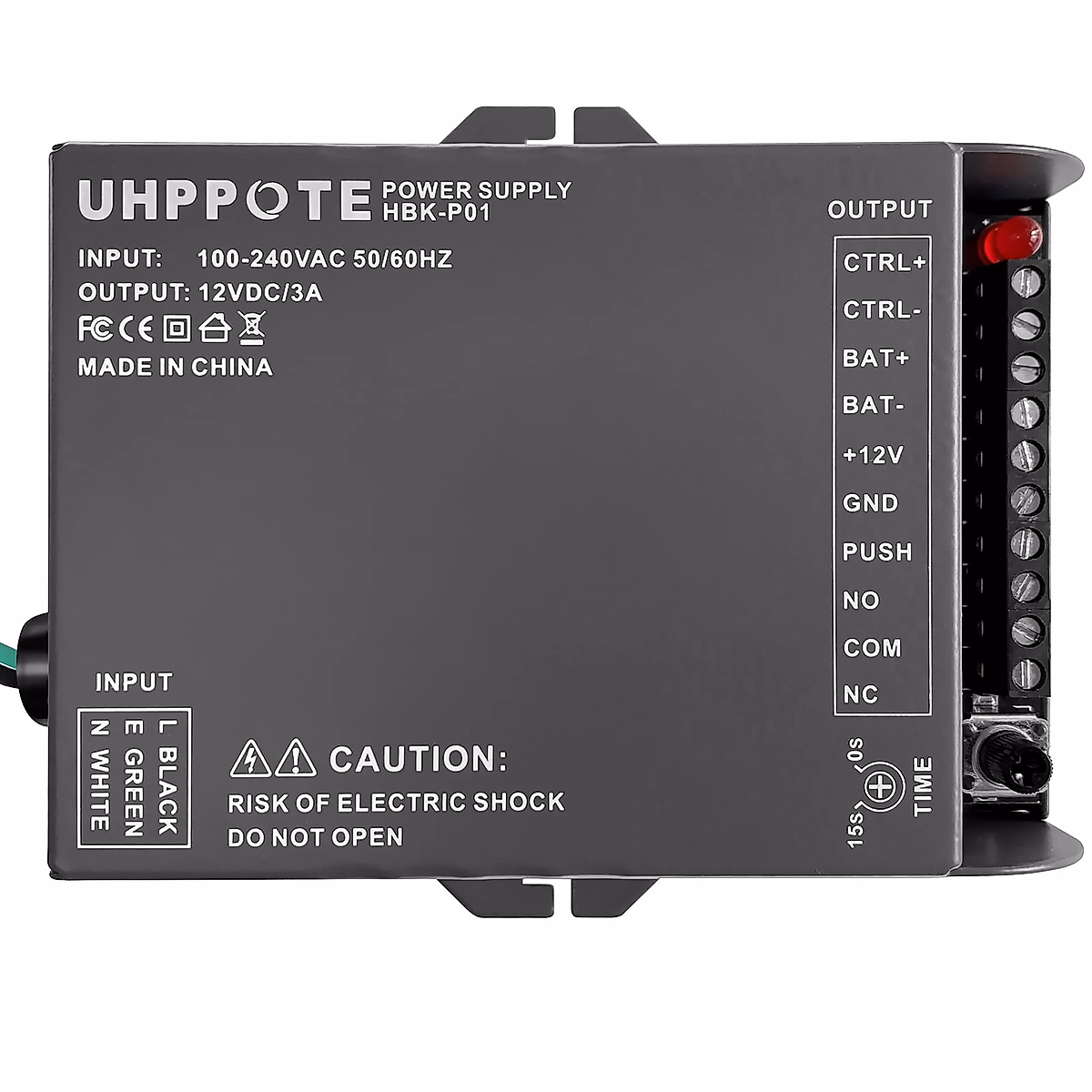 UHPPOTE Full Complete 125KHz RFID Card Outswinging Door Access Control Kit Including 600lbs Force Electric Magnetic Lock
