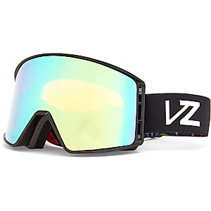 VonZipper Unisex Mach Snow Sport Goggle Sunglasses - Black | Stellar Chrome