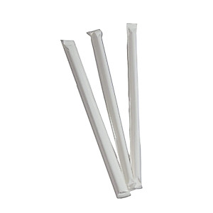 Concession Essentials Plastic Straws Wrapped 1000 Pack - 10.25 inch Jumbo Drinking Straw, Foodservice Disposable Straws, Bulk Set.Two Boxes of 500 Count Total 1000 Wrapped Straws