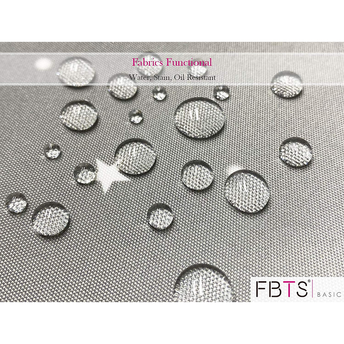 FBTS Basic Pack of 3 Adjustable Aprons for Women and Men, Water Resistant Aprons with 2 Pockets for Kitchen Cooking Baking Housework BBQ Drawing