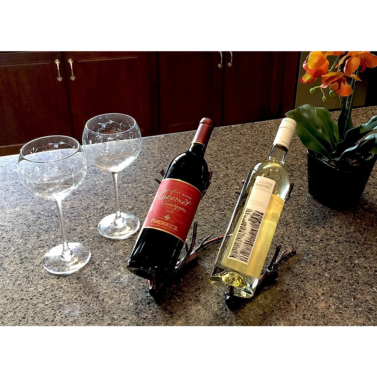 TheopWine Single Bottle Wine Rack - Gift Box