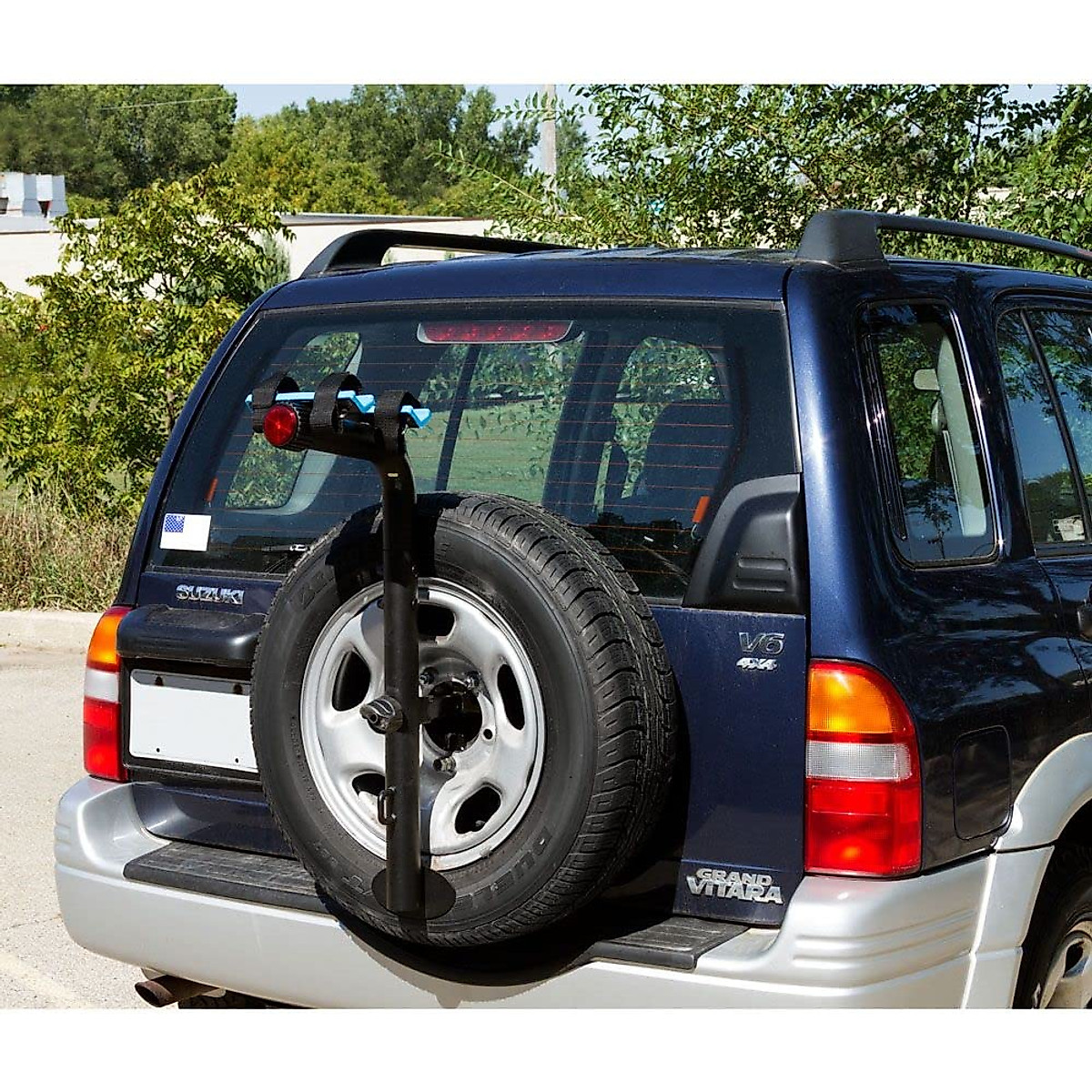 Elevate Outdoor BC-8407-2 Spare Tire Mounted Bicycle Carrier Rack, Fits 2 Bikes