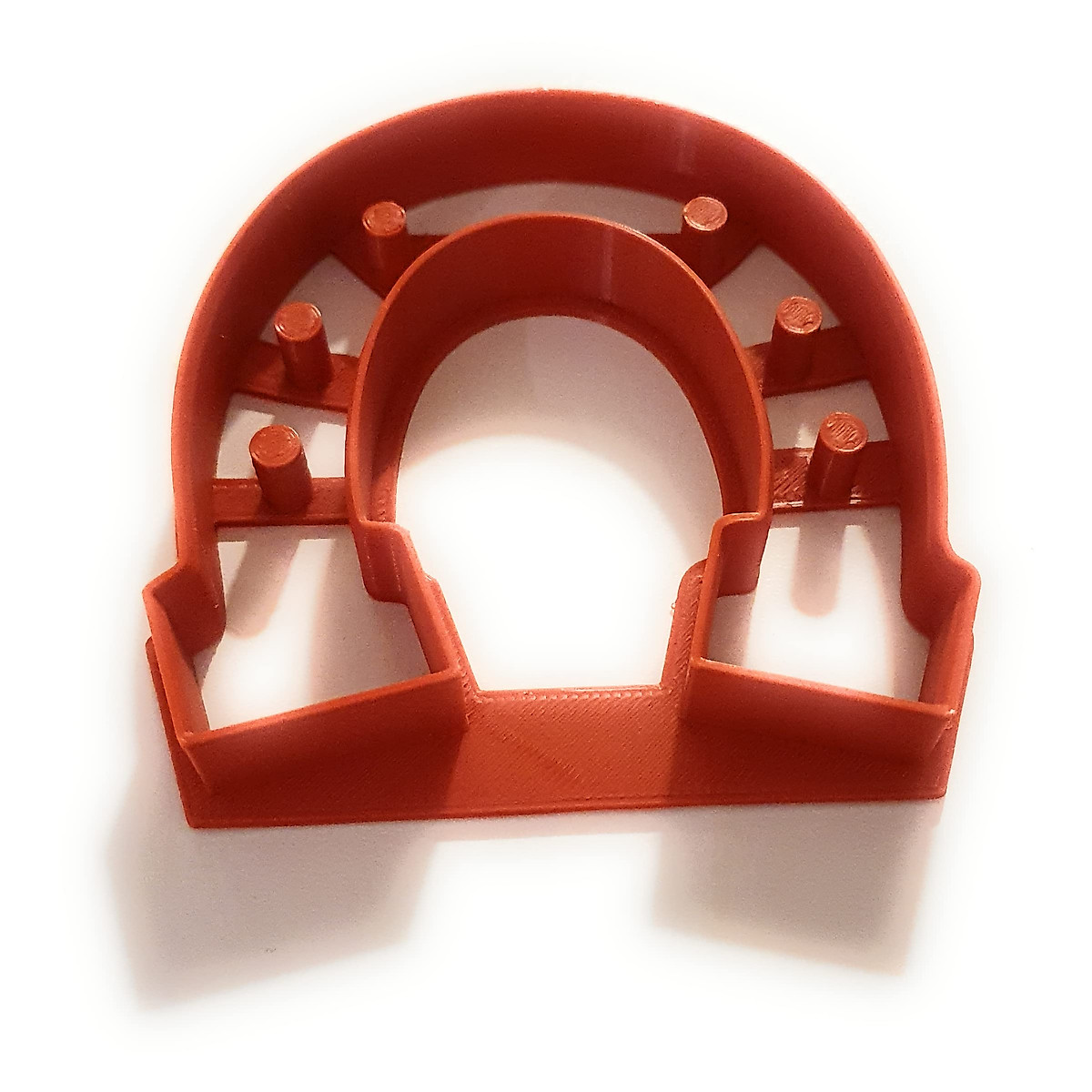 T3D Cookie Cutters Horseshoe Cookie Cutter, Suitable for Cakes Biscuit and Fondant Cookie Mold for Homemade Treats 3.53*3.49*0.55inch