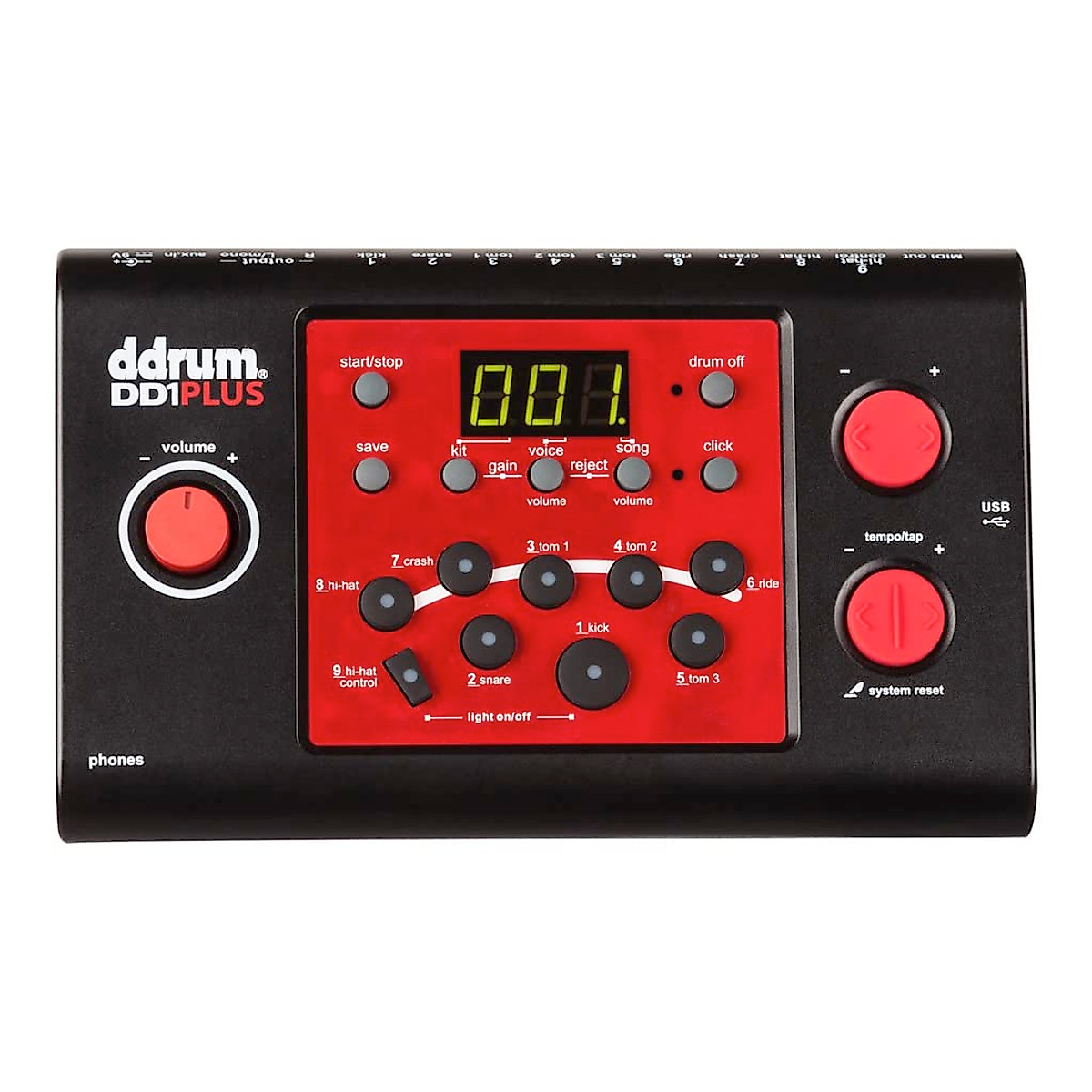 Ddrum DD1M PLUS Electronic Drum Module