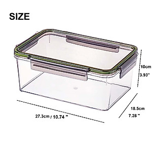 Foncroto Sandwich Food Storage Containers With Lids: 118 OZ Reusable Leakproof Storage Containers With Lids,Plastic Meal Prep Storage Container for Sandwich Vegetable,Salad,Fruit