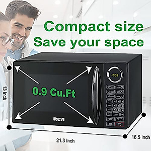 RCA RMW953 0.9-Cubic-Foot Microwave Oven, Black