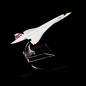 24-Hours British Airways G-BOAC Alloy Metal Souvenir Concorde Model Airplane
