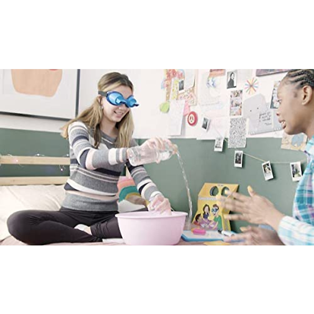 Vango UpsideDownChallenge Game for Kids & Family - Complete Fun Challenges with Upside Down Goggles - Hilarious Game for Game Night and Parties - Ages 8+