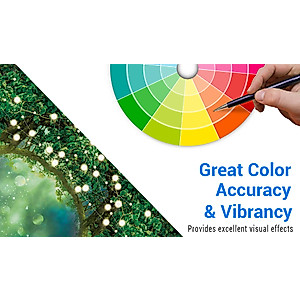 Funnytree 118" x 95" Spring Enchanted Garden Backdrop Forest Fairy Wonderland Woodland Background Wedding Baby Shower Birthday Party Banner Cake Smash Decor Studio Portrait Prop Photobooth