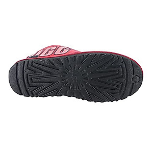 UGG Men's Neumel Graphic Outline Chukka Boot, Samba RED/Black Suede, 9