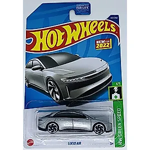 Hot Wheels 2022 - Lucid Air - HW Green Speed 4/5 [Silver] 147/250