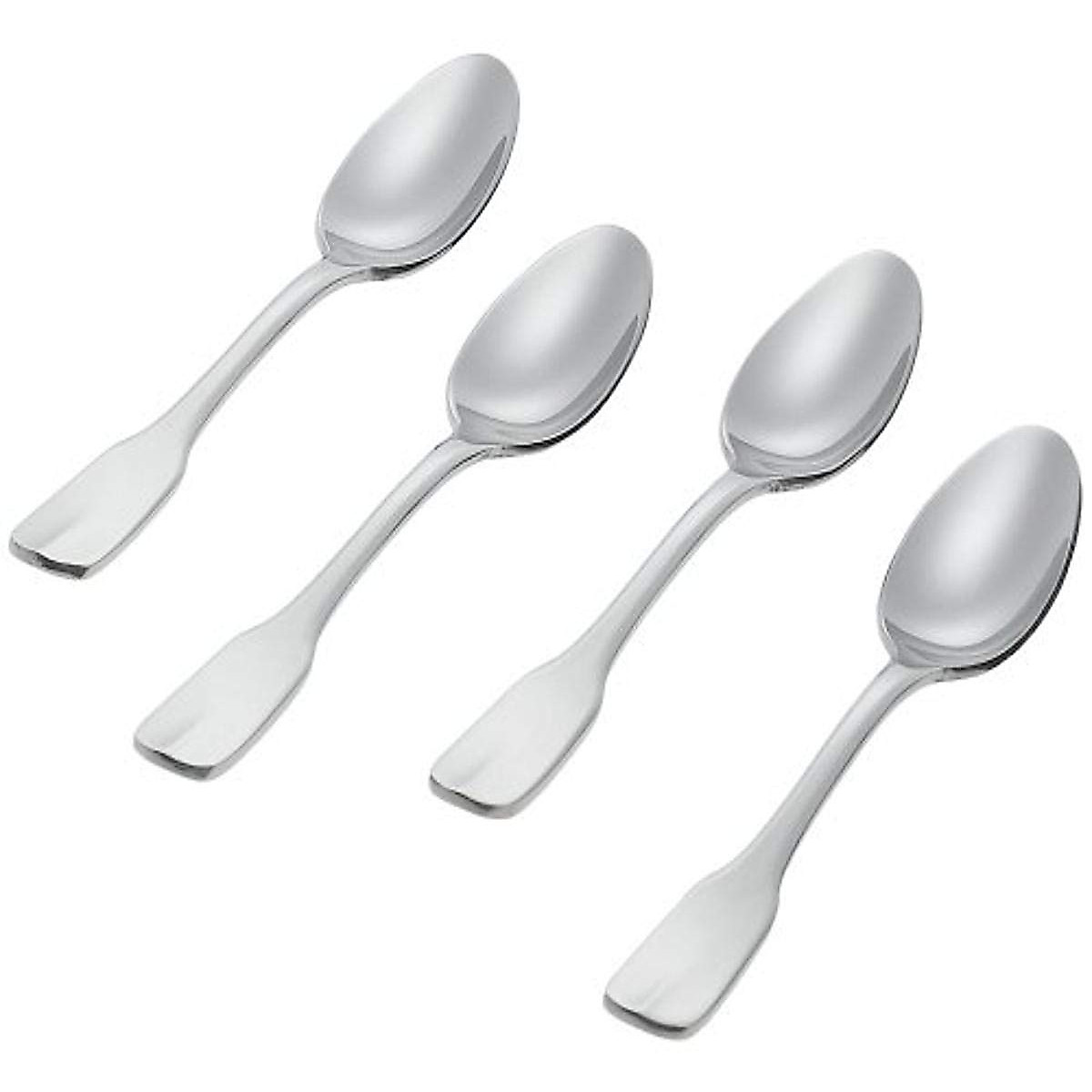 Ginkgo International Alsace Stainless Steel Demitasse Spoons, Set of 4