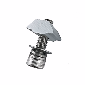 Smarkey Solar Panel Mounting Bracket Screw Hardware Parts for or Van RV Boat Off Grid Roof PV Racking 4 Units 1.4inch