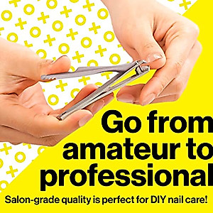 Harperton Nail Clippers Set - 2 Pack Stainless Steel Ingrown Toenail Tool, Professional Fingernail & Toenail Clippers for Thick Nails…